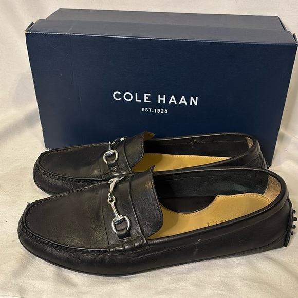 Cole Haan | Shoes | Cole Haan Men Loafer Black Driving Moc Shoe Size 9 ...